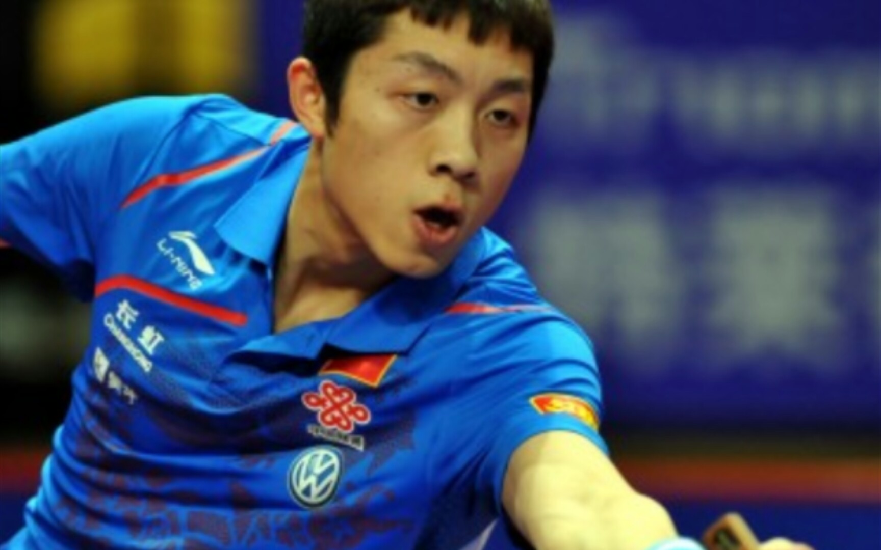 2019亚锦赛许昕带伤六胜张本智和(神仙救球)