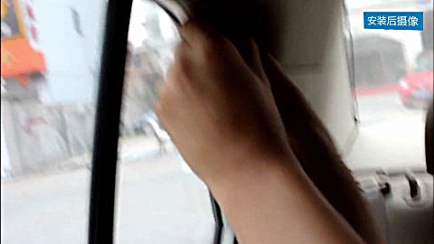 米帆行车记录仪安装视频后摄像头走线(车内后视)