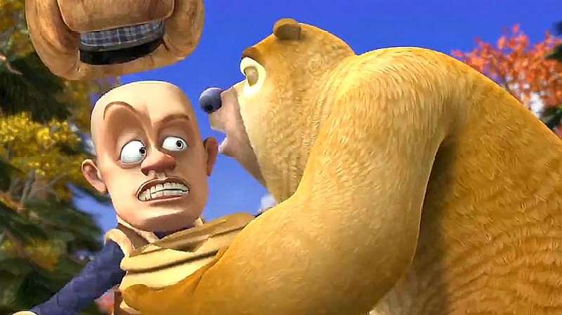 当我把熊出没倒放后,你还能看出光头强心里打什么算盘吗?太逗了