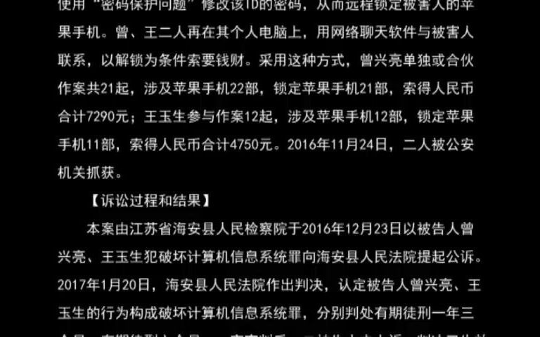 ...批指导性案例 : 曾兴亮、王玉生破坏计算机信息系统案 (检例第35号)