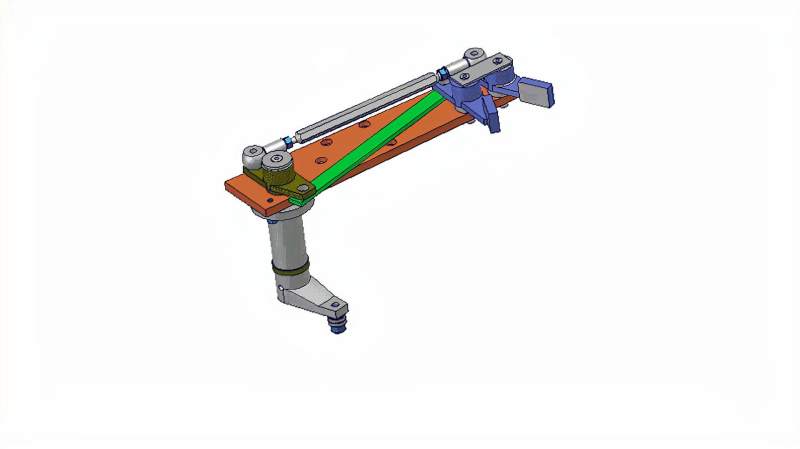 双摇杆夹紧机构,巧妙设计,轻松夹住工件!