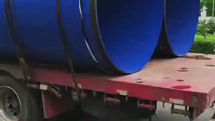 大口径涂塑复合钢管发货