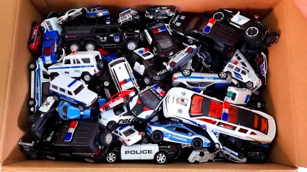 汽车模型!这个箱子里有很多其他国家的警车 我们一起来看看吧