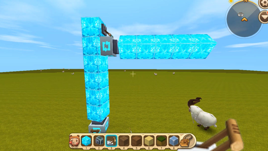 迷你世界:制作双路旋转电路教学,一般玩家都不太懂