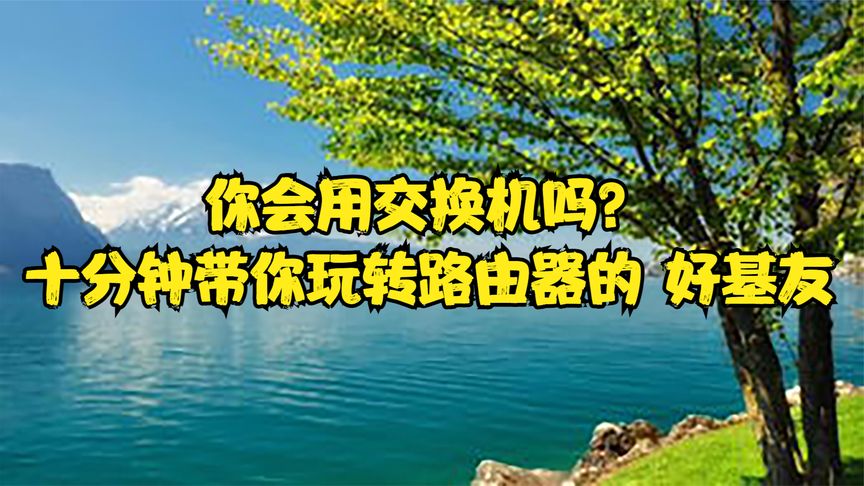 你会用交换机吗?十分钟带你玩转路由器的 好基友【转载】