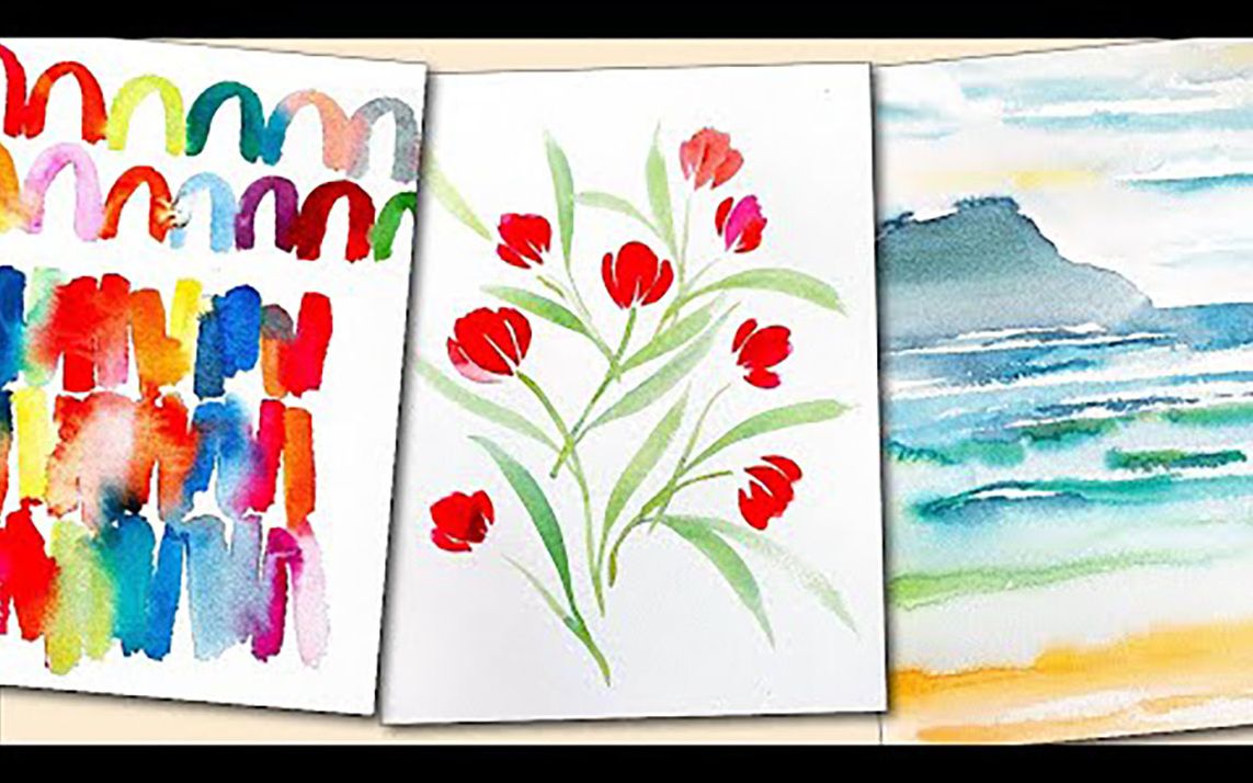 初学者教程。教你画海滩