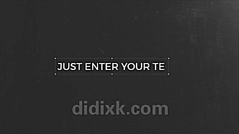 AE模板+脚本创意特效文字标题字幕动画工具