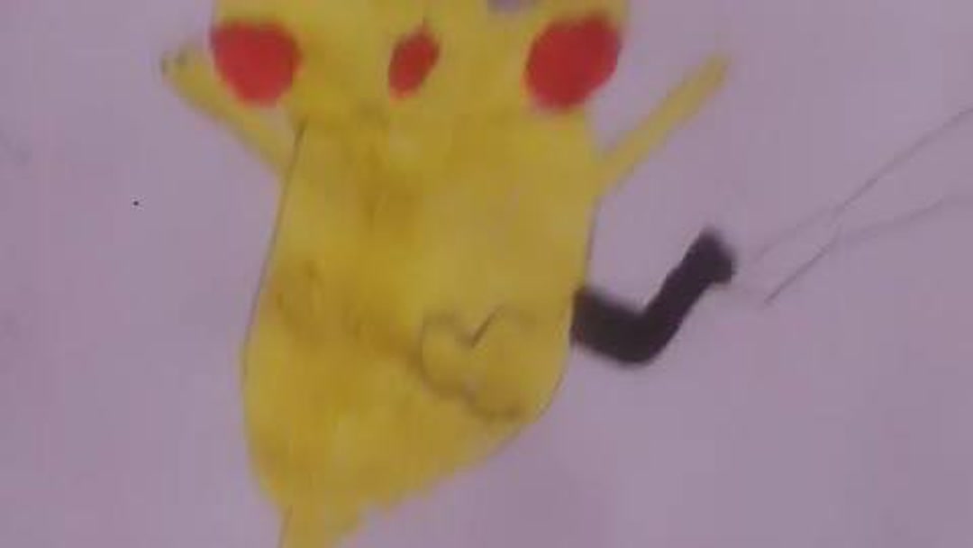 画一只可爱的皮卡丘,上