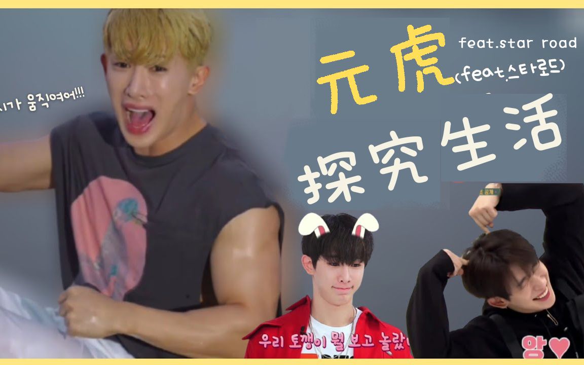 【申元虎】【中字渣翻】魅力富翁元虎的探究生活(star road可爱片段)