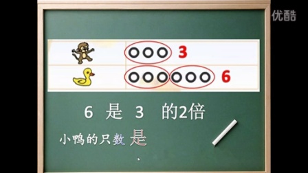 小学数学二年级微课《倍的初步认识》荔园外国语小学【孙罡】(深圳...