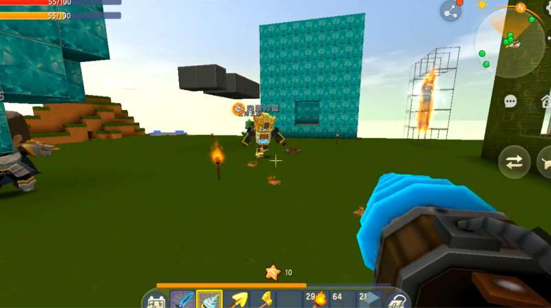 迷你世界冒险82:突然来了一个开挂小伙