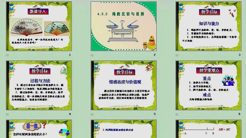 视二年级数学《角的初步认识》ppt课件