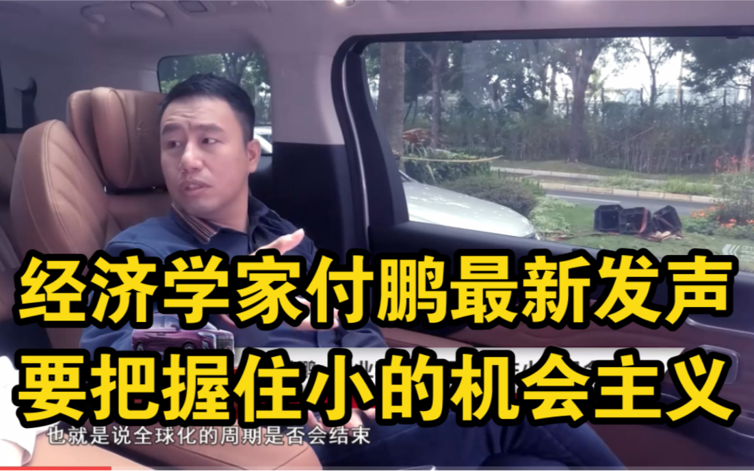2022.11.14付鹏:企业和个人要把握住小的机会主义