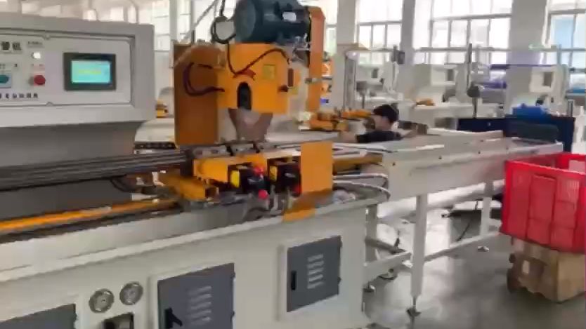 数控切管机,下料机,钢管铁管自动上下料切割生产线视频