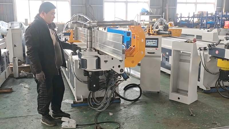 数控弯管机视频全自动铝型材折弯机视频