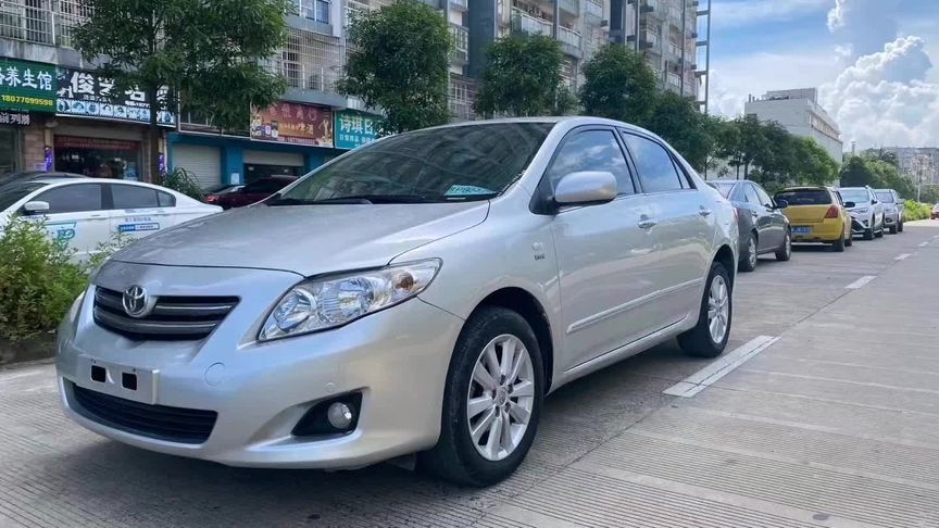 丰田09年1.8卡罗拉,家用代步神器,省油之王#抖音热门 #二手车