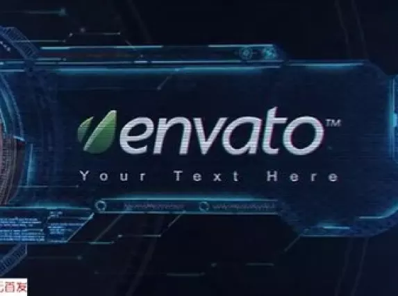 高科技科幻片头动画展示AE模板