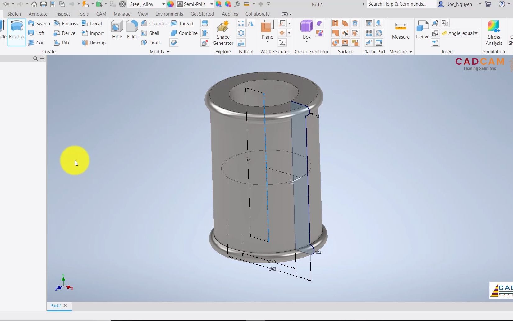 Inventor 2020 教程| 3D 模型高级