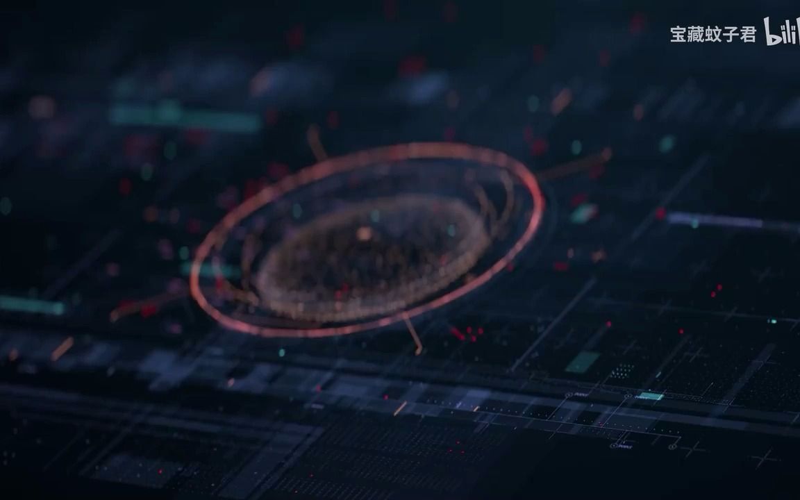 高科技感风HUD全息动态ae仪表盘科幻动效界面元素动画UI视频素材,...