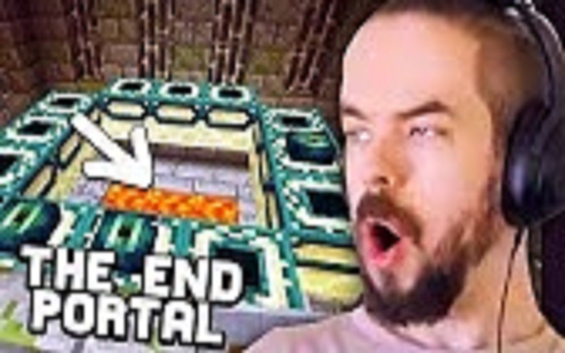 【jacksepticeye中字】我在我的世界里找到了末地传送门!-part25