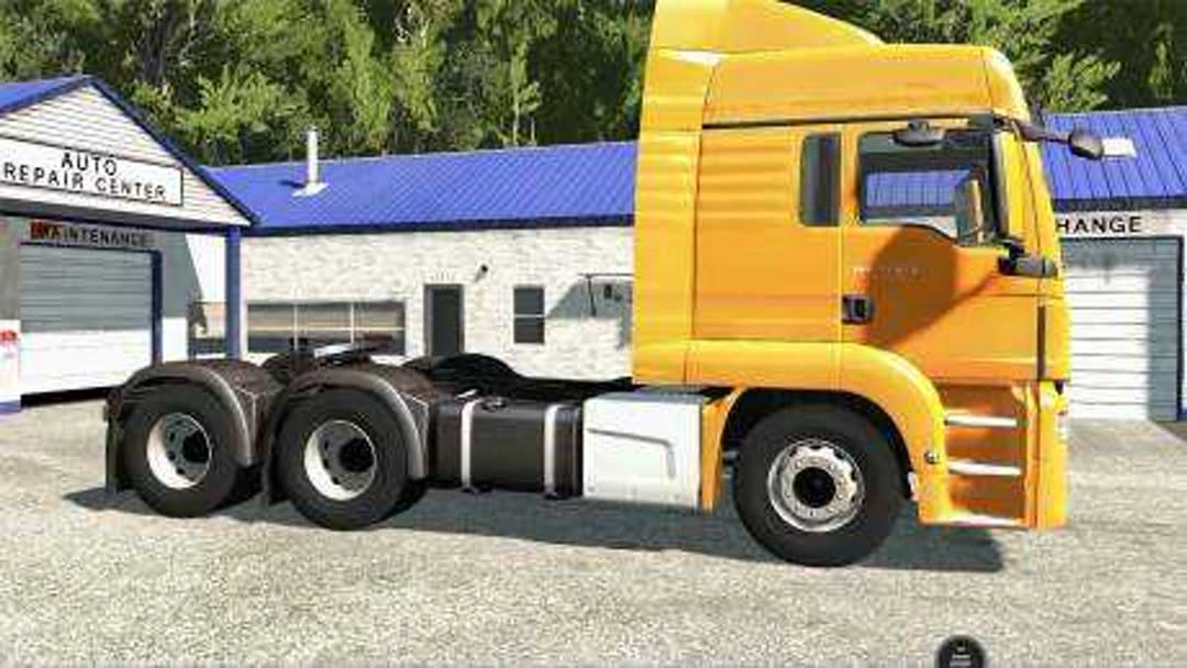 车祸模拟器:重型MAN牵引车开足马力在土路上测试悬挂性能