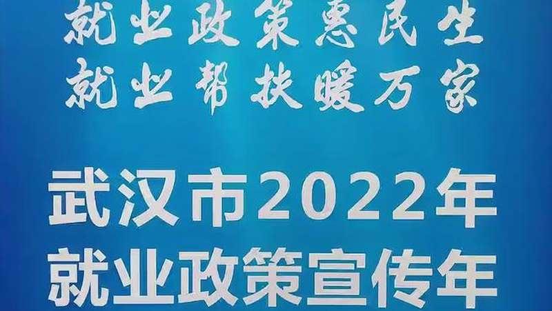 把就业创业政策送进千企万户,武汉市2022年就业政策宣传年活动启动