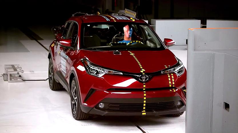 2018款丰田C-HR碰撞测试视频,看完买不买自己做决定