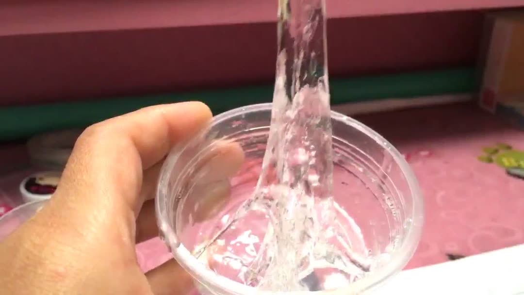 自制水晶泥,超级透明