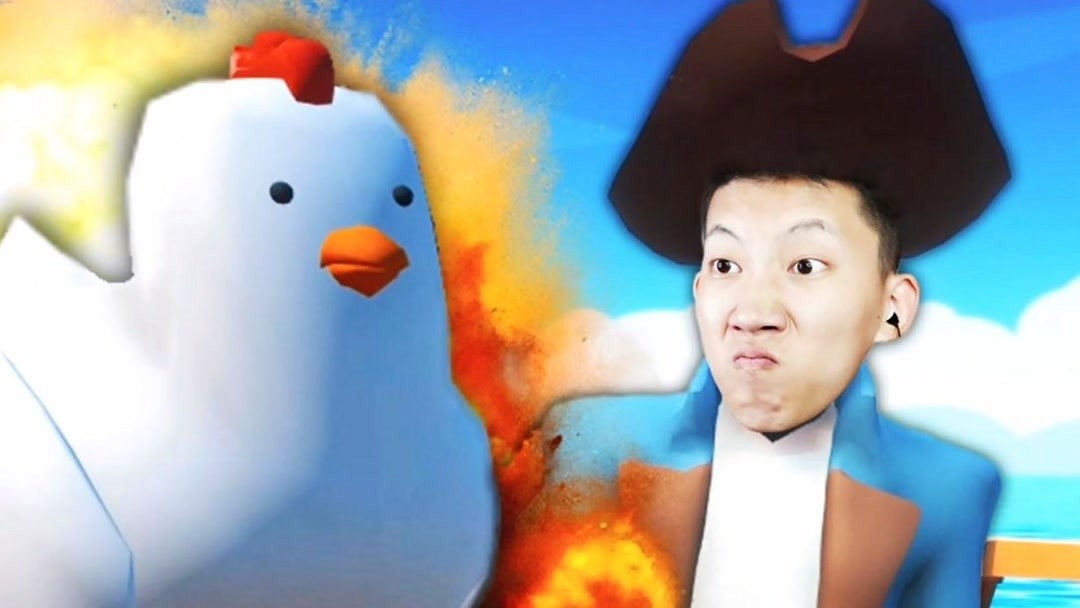 鲤鱼Ace解说--母鸡模拟器,母鸡还会飞!你们见过会飞的鸡吗?