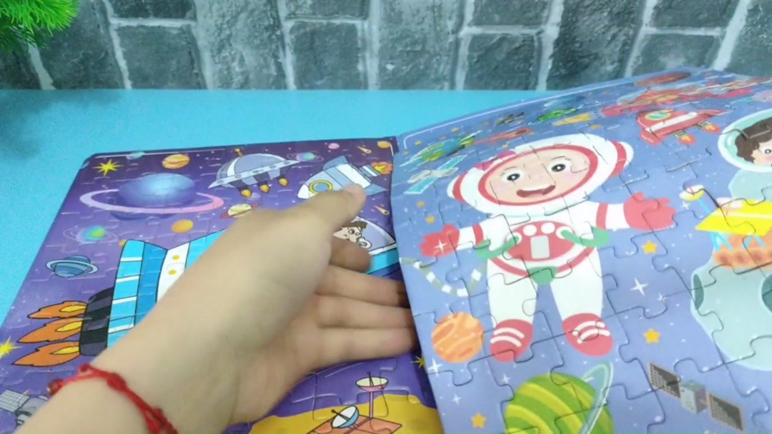 小九姐姐作弊第一名,磁片拼图玩具