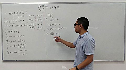 初升高衔接 03绝对值、分式不等式