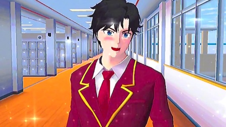 樱花校园模拟器:校霸约美女学霸到天台,终于表白成功了