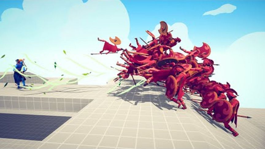 全面战争模拟器:50个斯巴达VS所有神之兵种!