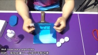 乒乓网蓝膜-乒乓球胶皮保护膜使用教学视频