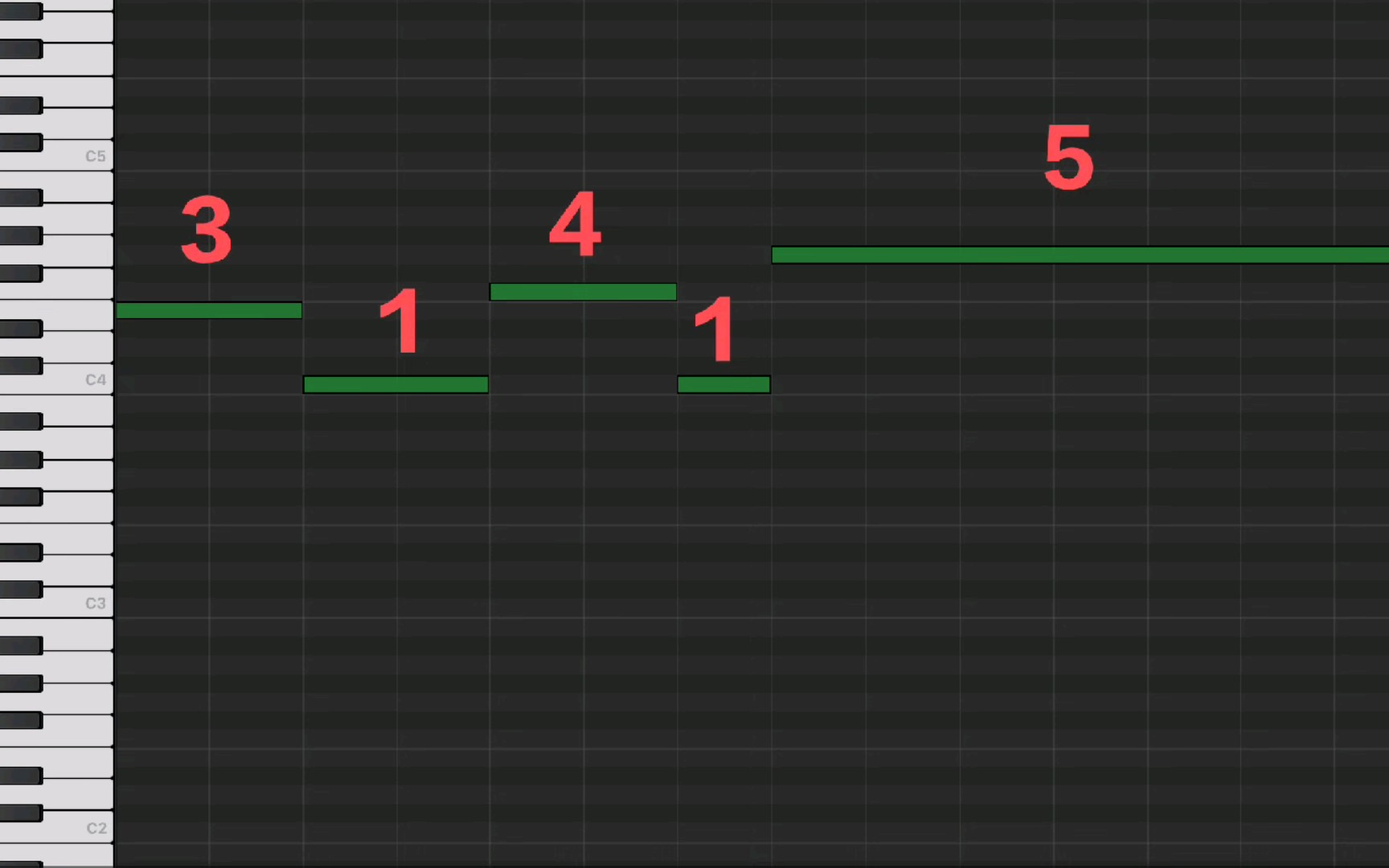 用圆周率π(3.1415)创作一首音乐(第一首原创曲子)!#库乐队#