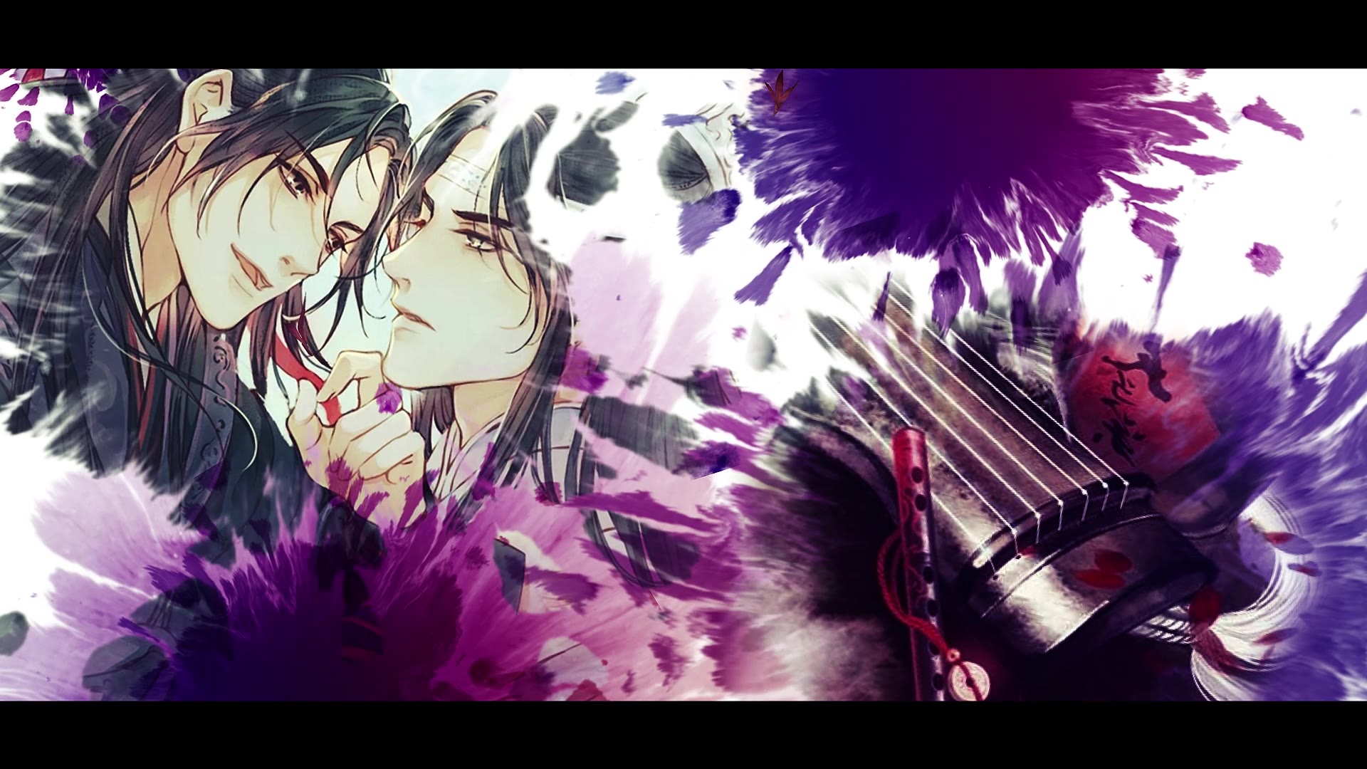 【AE】魔道祖师水墨转场+粒子