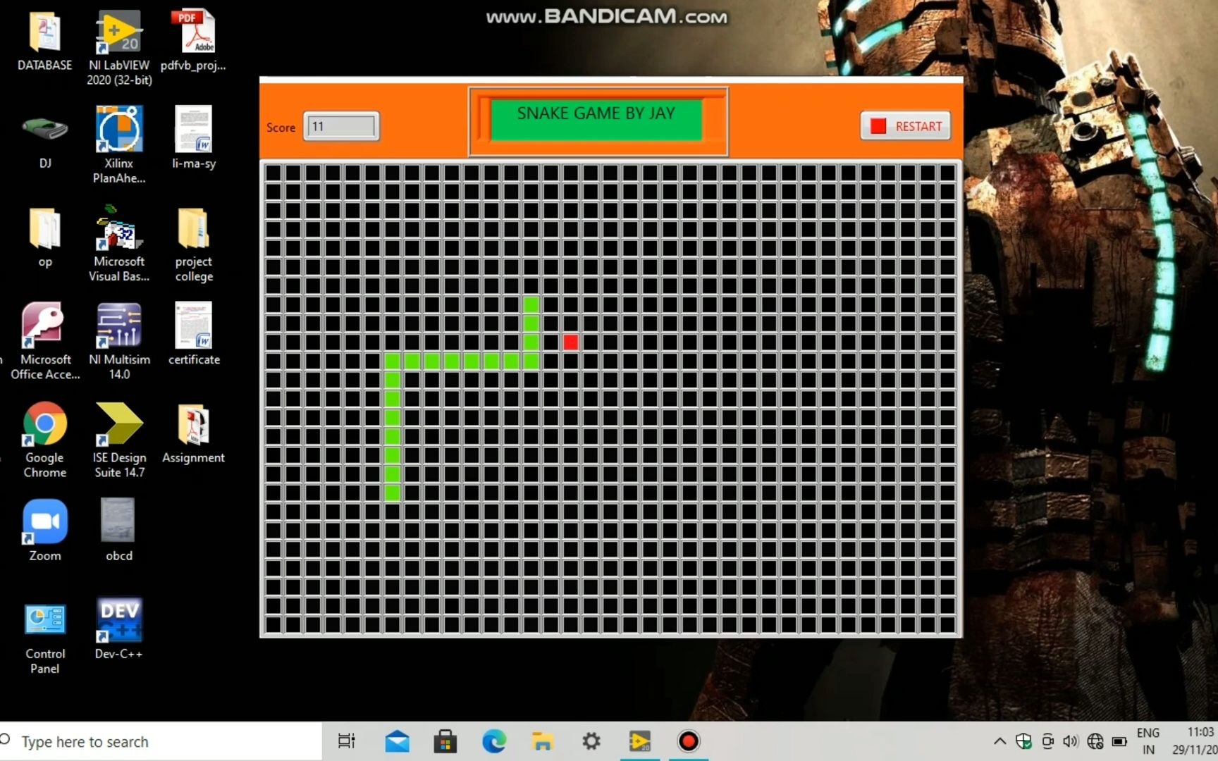 贪吃蛇案例 使用labview制作