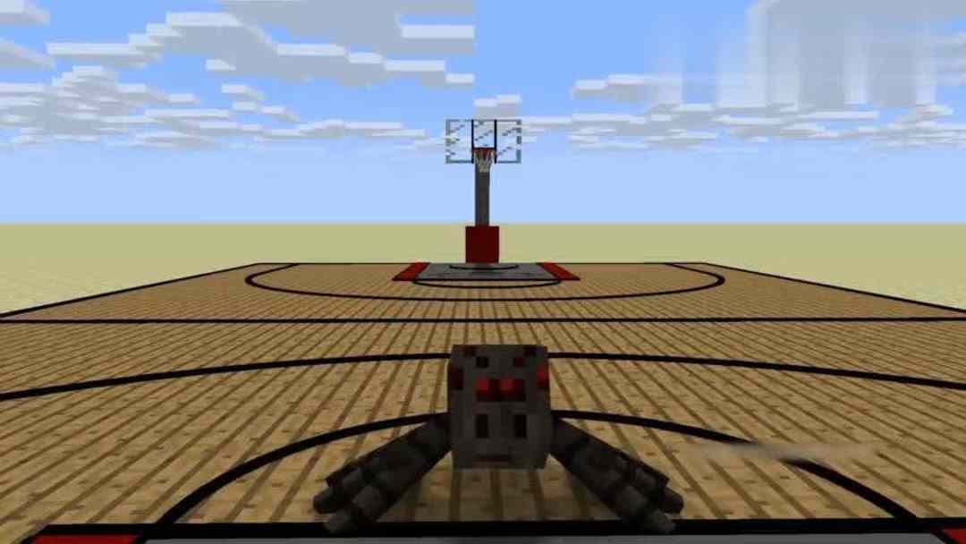 我的世界动画:怪物学院之投篮大赛,僵尸猪人把脸当篮球投出