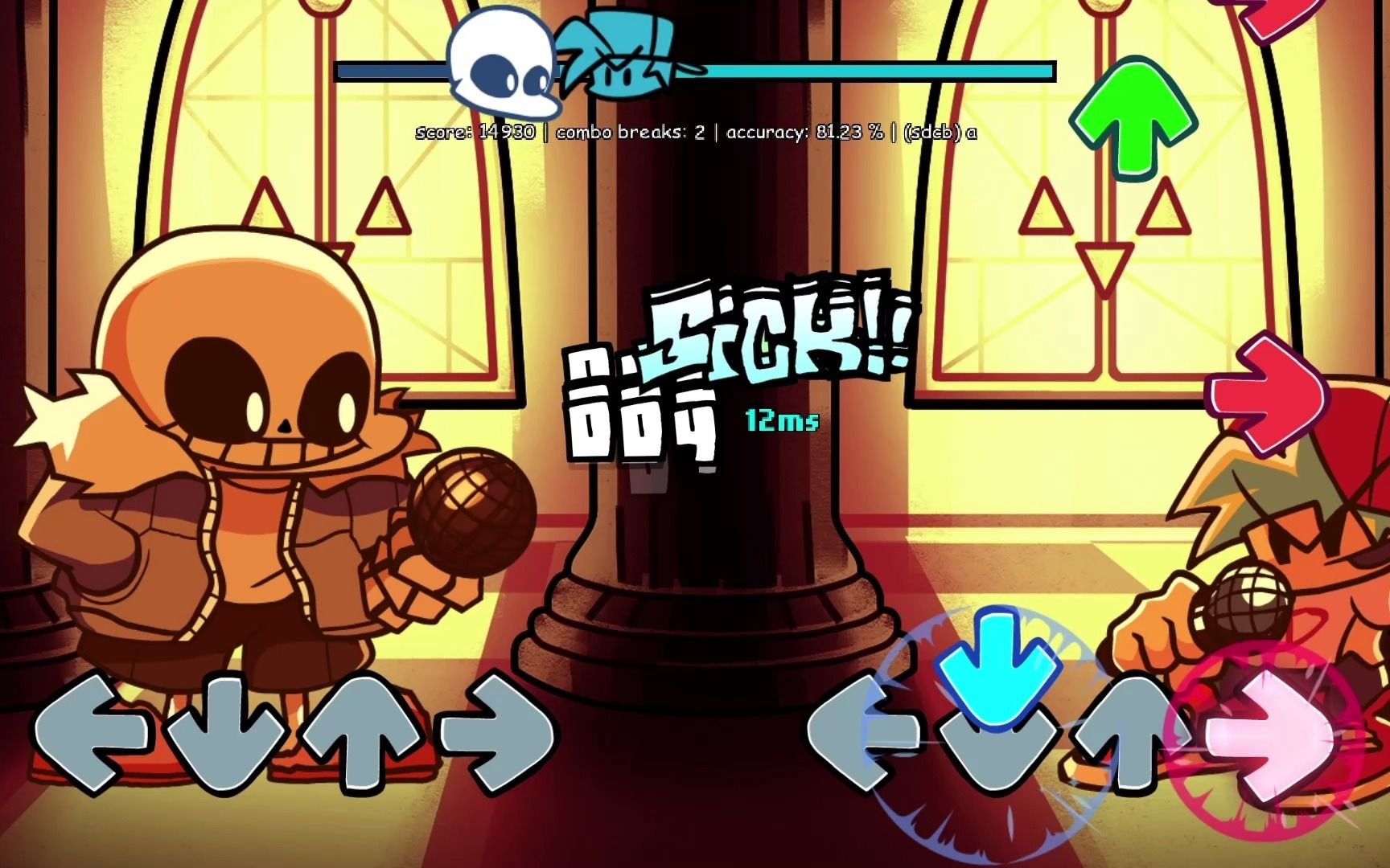 fnf vs 茶杯头 sans 班迪 (优质mod)