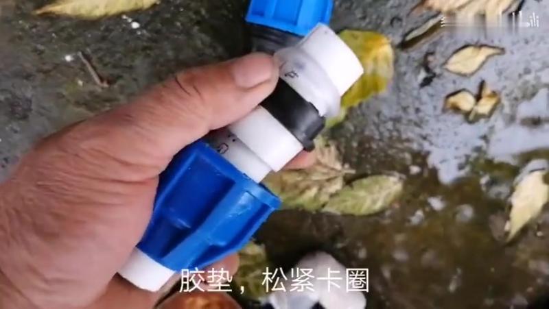 风化的pPR管漏水,无法热熔管件,只有这种处理办法了