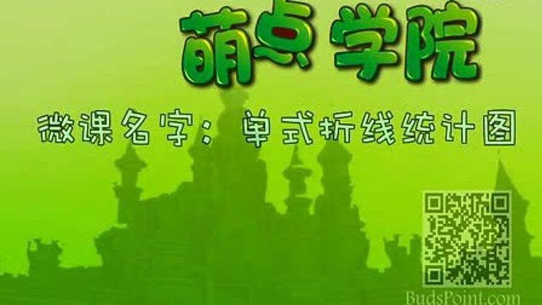 萌点学院小学数学微课-单式折线统计图 免费科科通搜索看系列