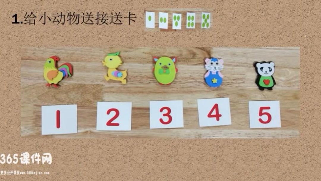   幼儿园小班数学活动《数1-5》微课怎么做?科学领域微课教育