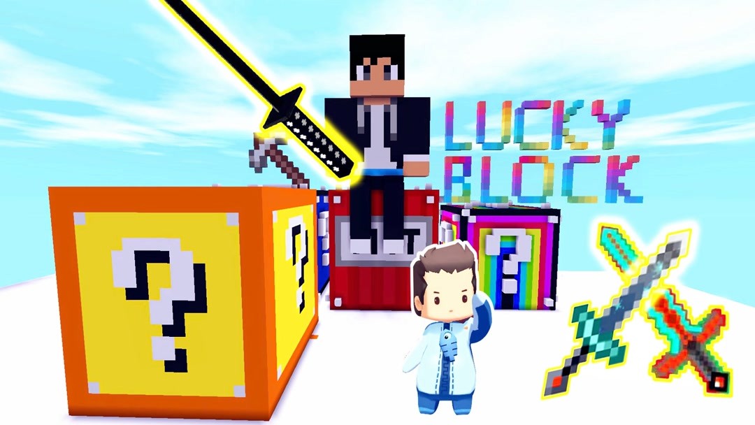 幸运方块物语,散落在地图角落的五大神器,找到它就能制霸迷你!