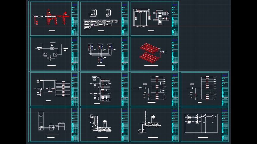图纸还是要标准化一点,不能自由发挥!#机房 #cad画图 #电工
