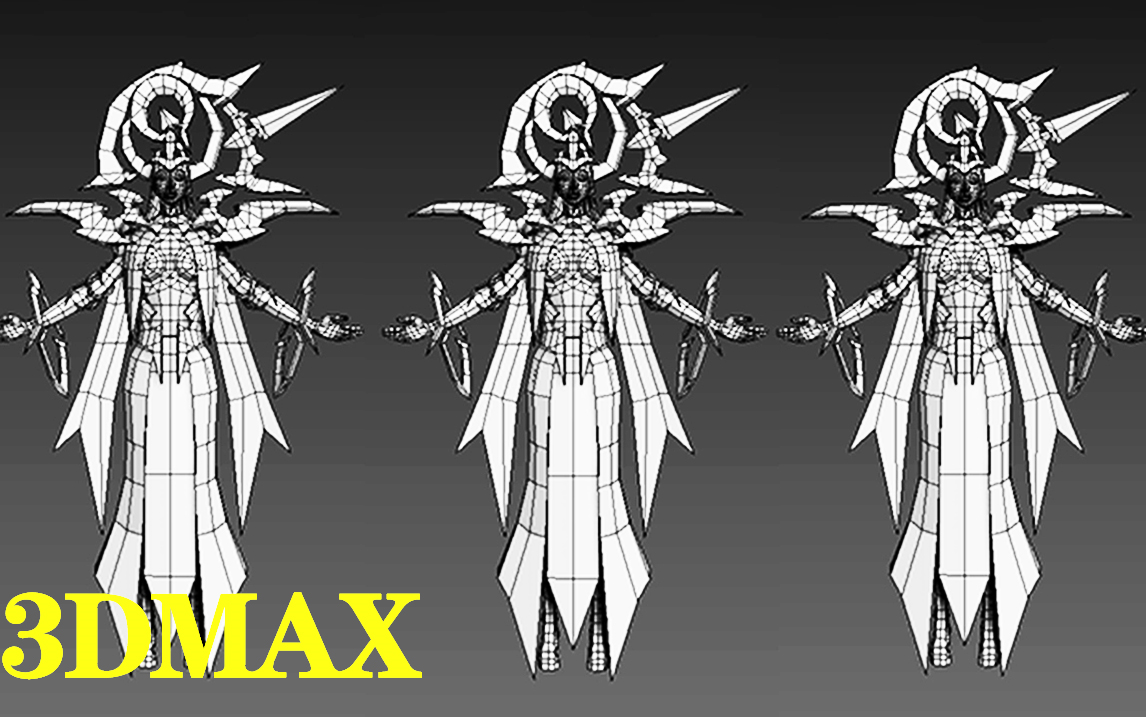 ...建模】传统手绘:超详细讲解手绘角色模型制作,3dmax人物建模教学