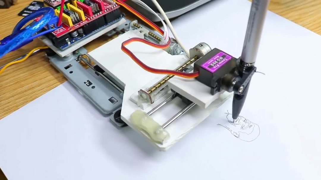 4分钟学做一个Arduino画画机器人