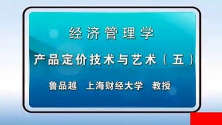 46产品定价技术与艺术