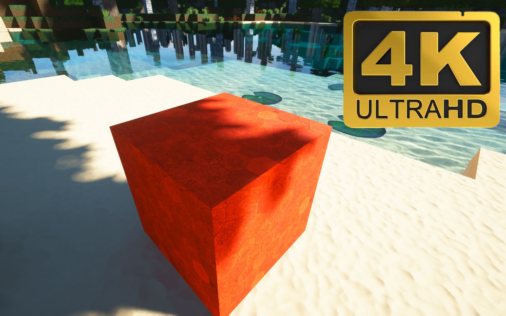 [4K]我的世界让人陷入沉思的画质--这还是我的世界吗?个人魔改材质包...