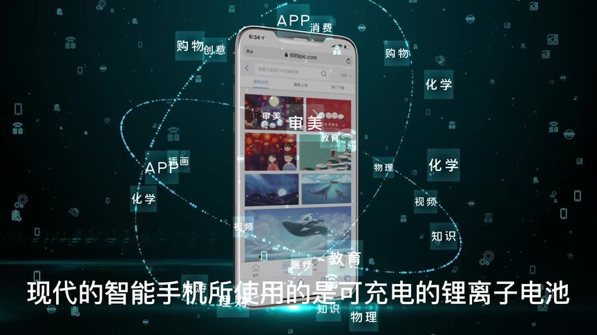 现代的智能手机所使用的是可充电的锂离子电池,在电池使用大约