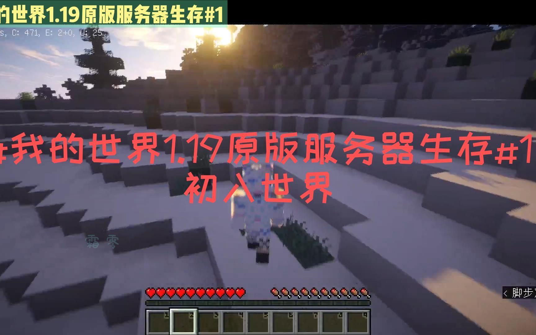 我的世界1.19原版服务器生存#1:前几天开了个服务器,看看他们玩的...